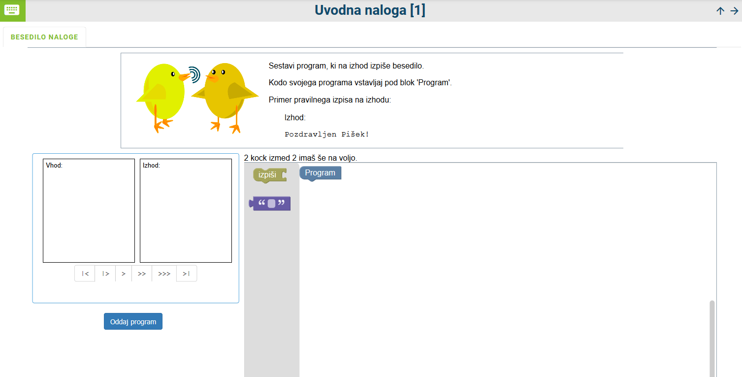 Portal Pišek že kljuva – SIO